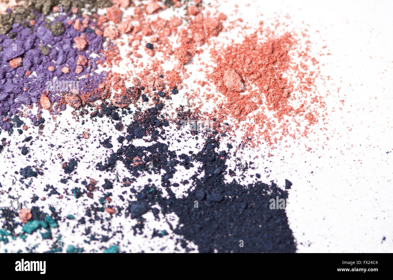 broken eye shadow Stock Photo - Alamy