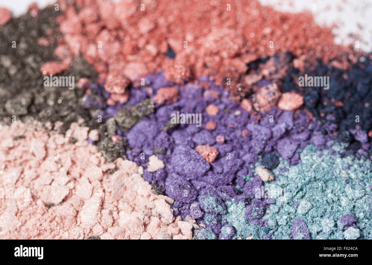 broken eye shadow Stock Photo - Alamy