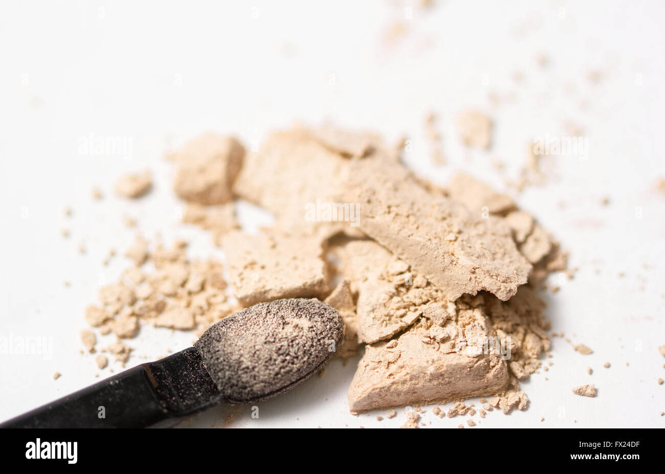 broken eye shadow Stock Photo - Alamy