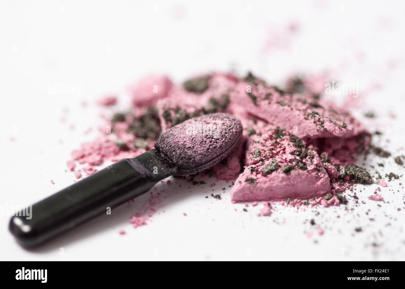 broken eye shadow Stock Photo - Alamy