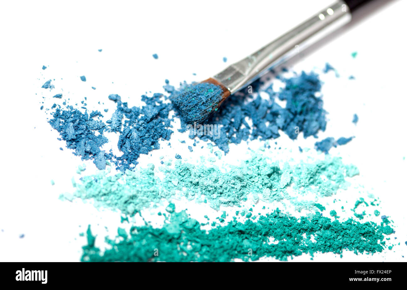 broken eye shadow Stock Photo - Alamy