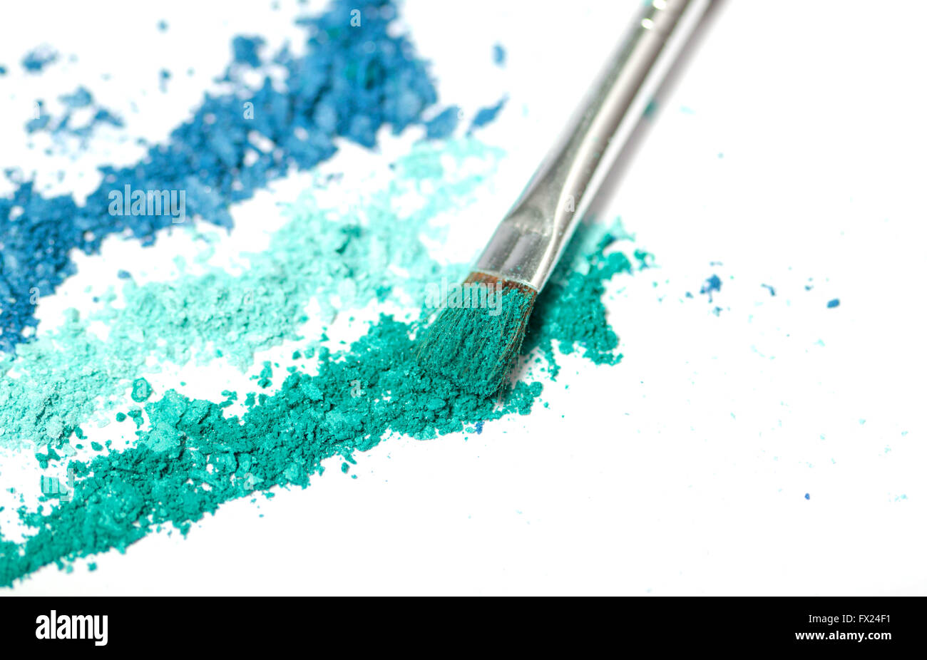broken eye shadow Stock Photo - Alamy
