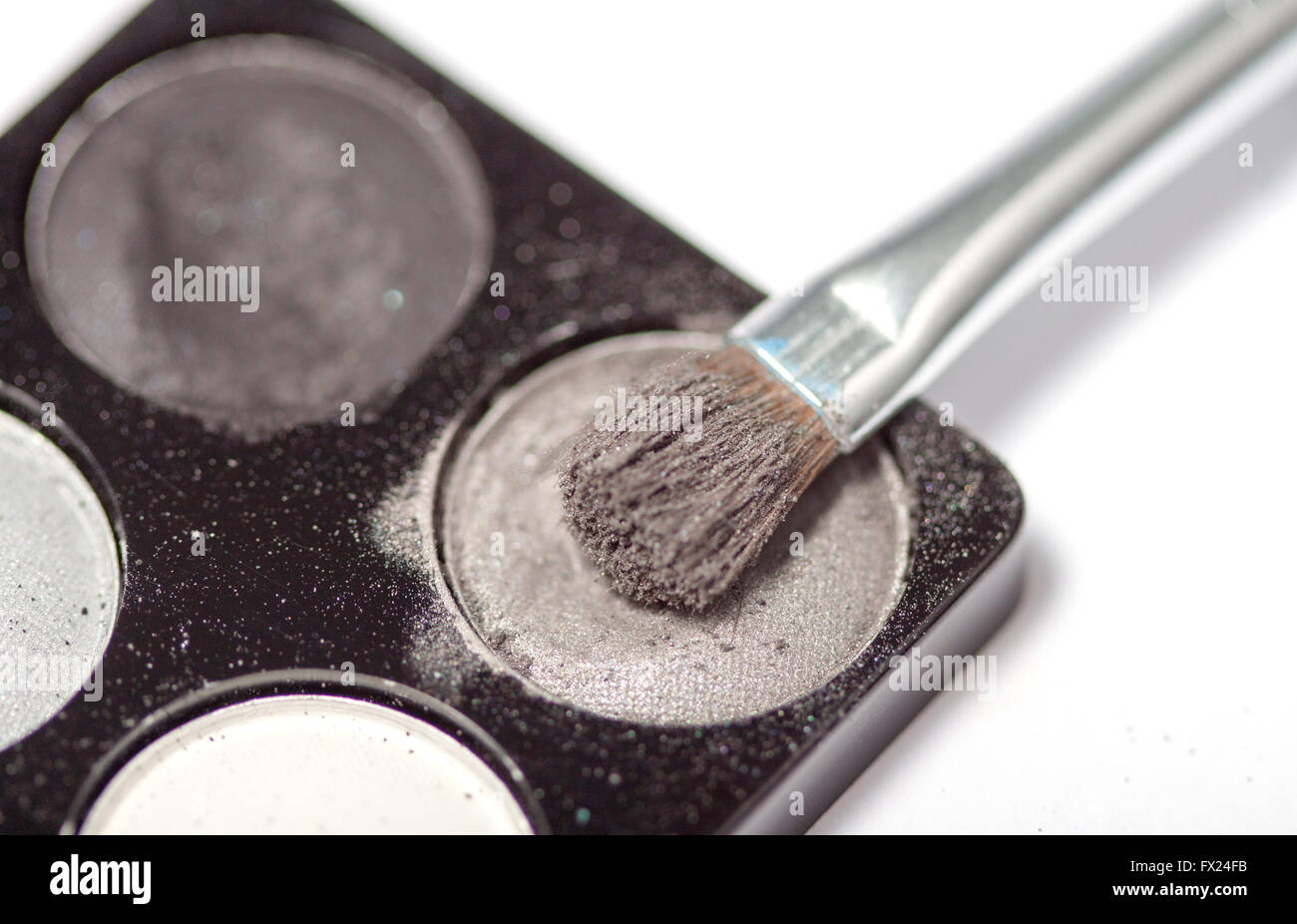 broken eye shadow Stock Photo - Alamy