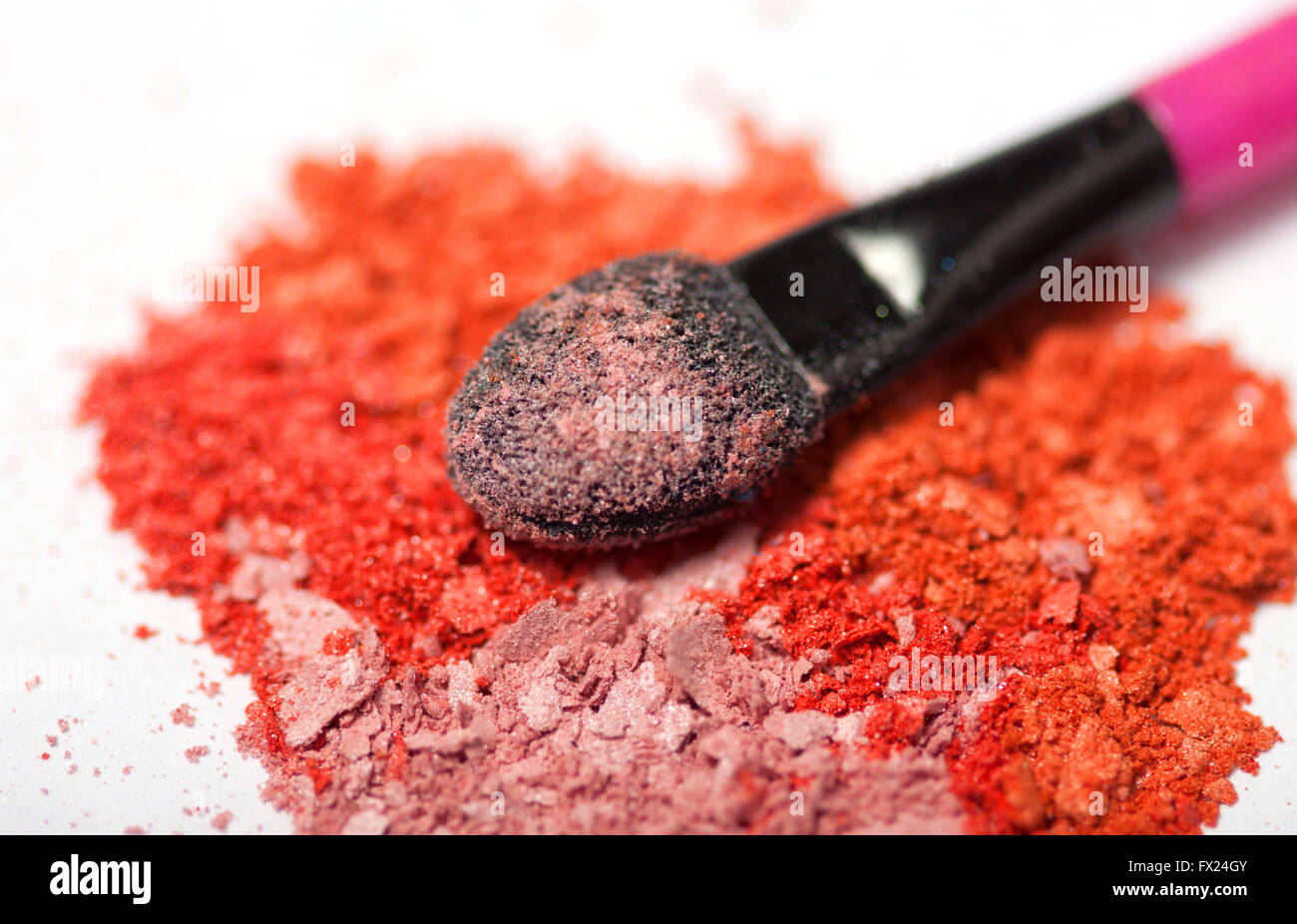 broken eye shadow Stock Photo - Alamy