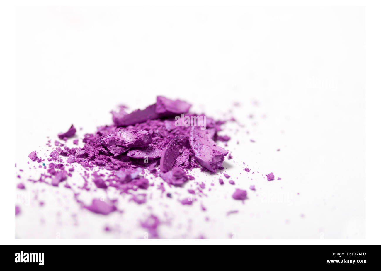 broken eye shadow Stock Photo - Alamy