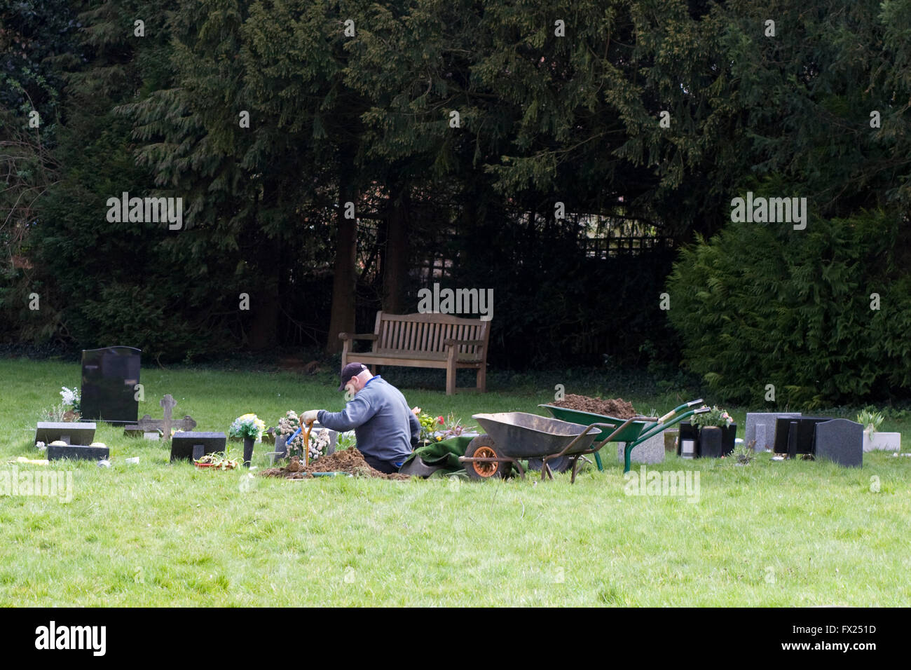Grave digger hi-res stock photography and images - Alamy
