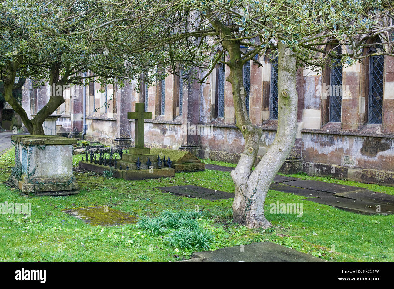 old graves and headstones in an Ancient Burial ground Stock Photo - Alamy