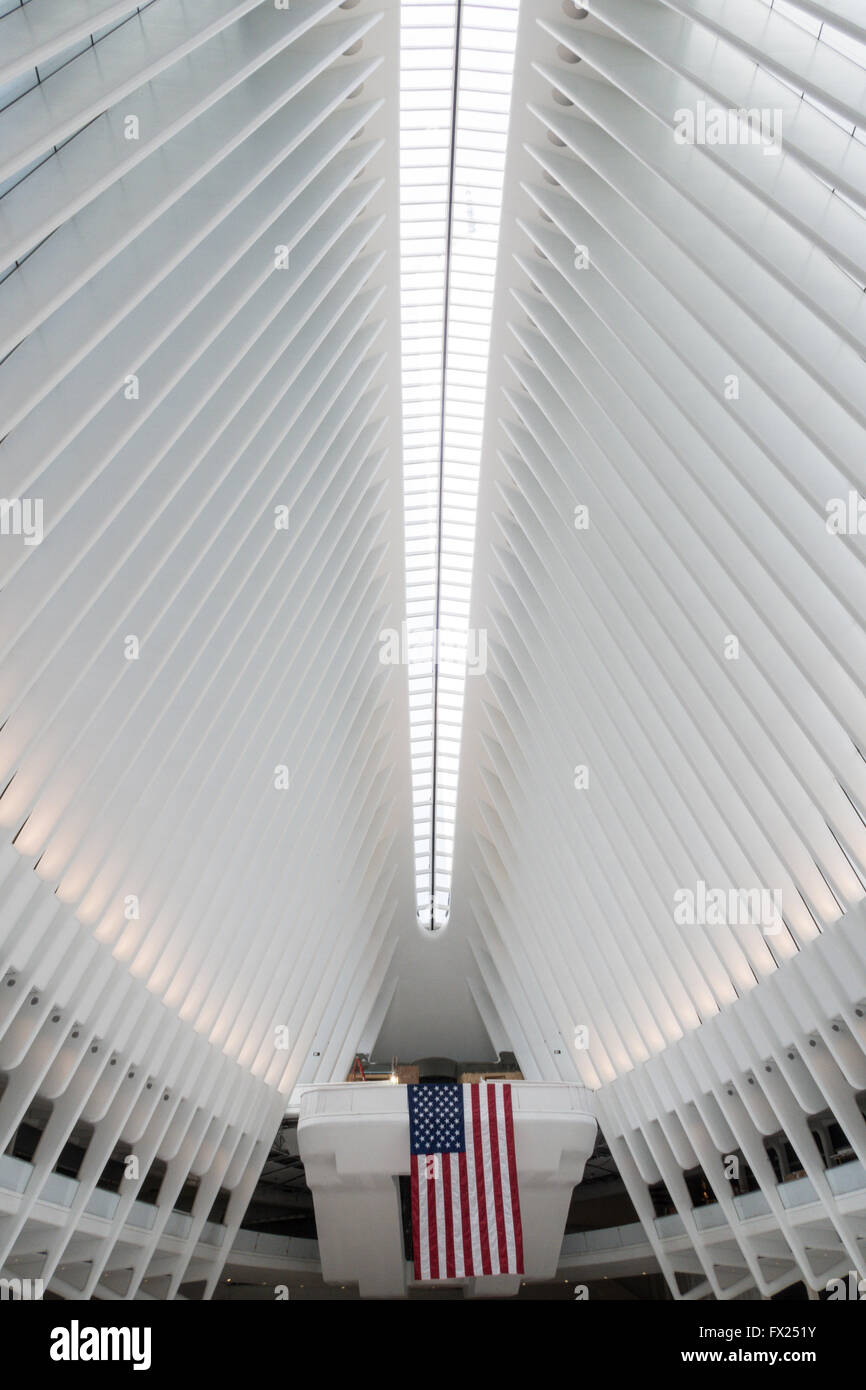 The Oculus Inside the World Trade Center Transportation Hub, Lower ...