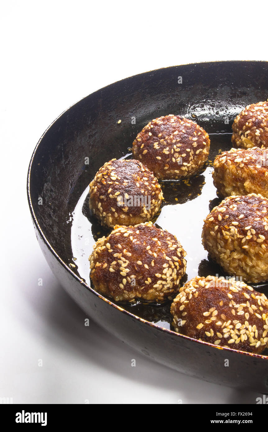 Black sesame meat hi-res stock photography and images - Alamy