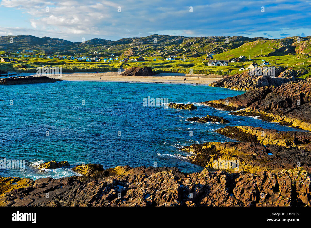 Clachtoll Bay, Clatchtoll, Assynt, Scotland, United Kingdom Stock Photo ...