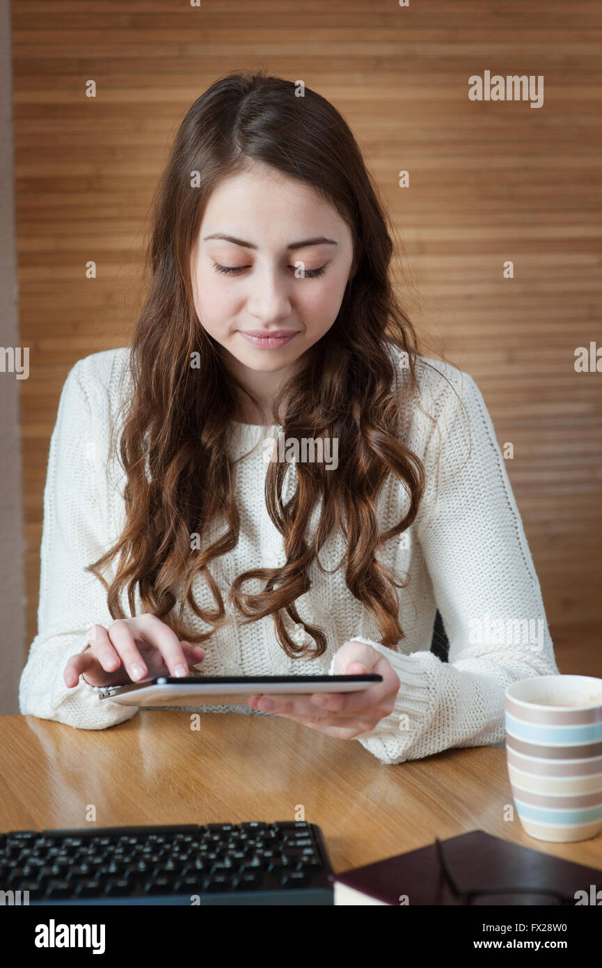 Tablet computer. Business woman using digital tablet computer PC Stock ... Tablet computer. Business woman using digital tablet computer PC Stock ...