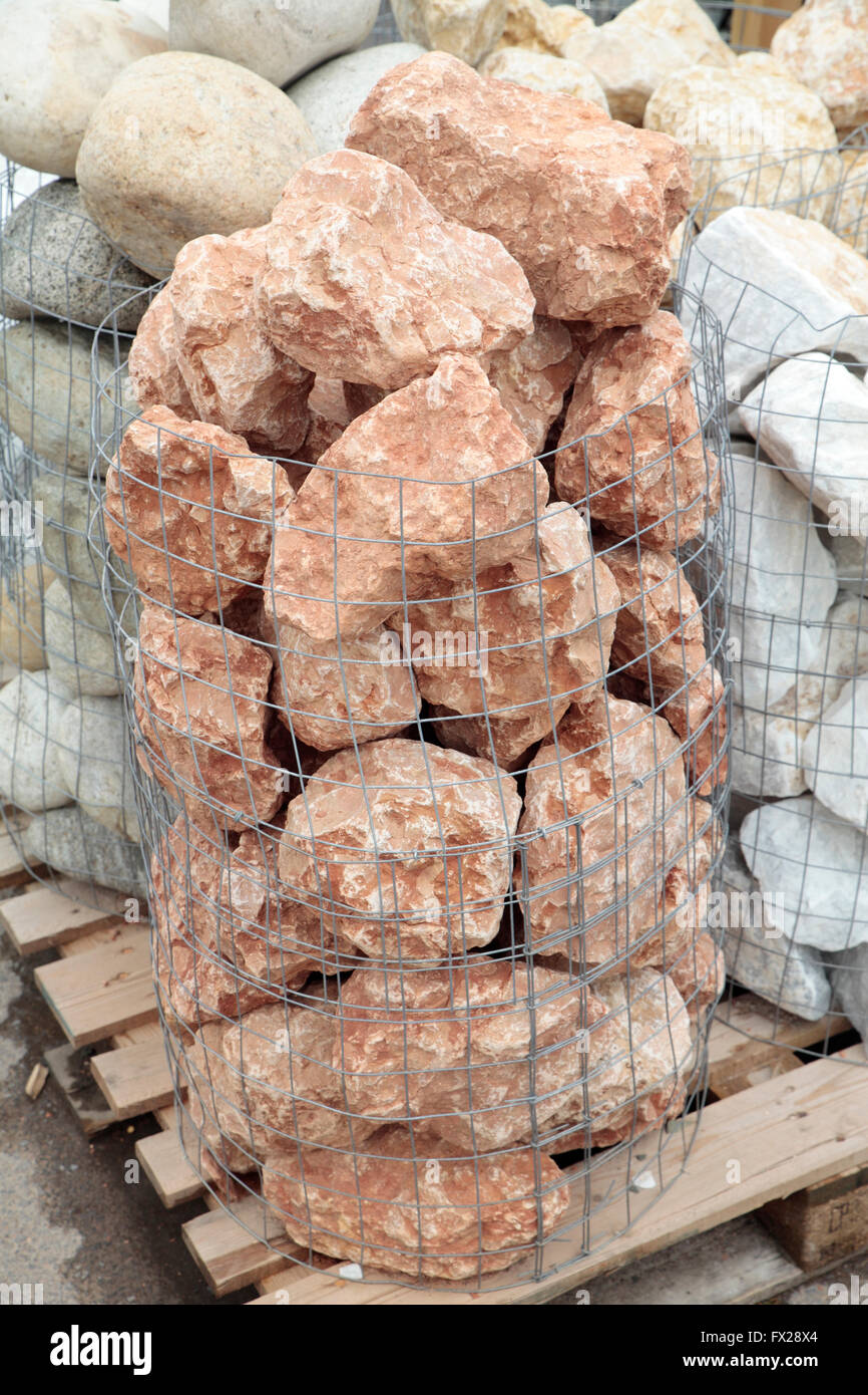 Ornamental Stones for Gardening Stock Photo - Alamy
