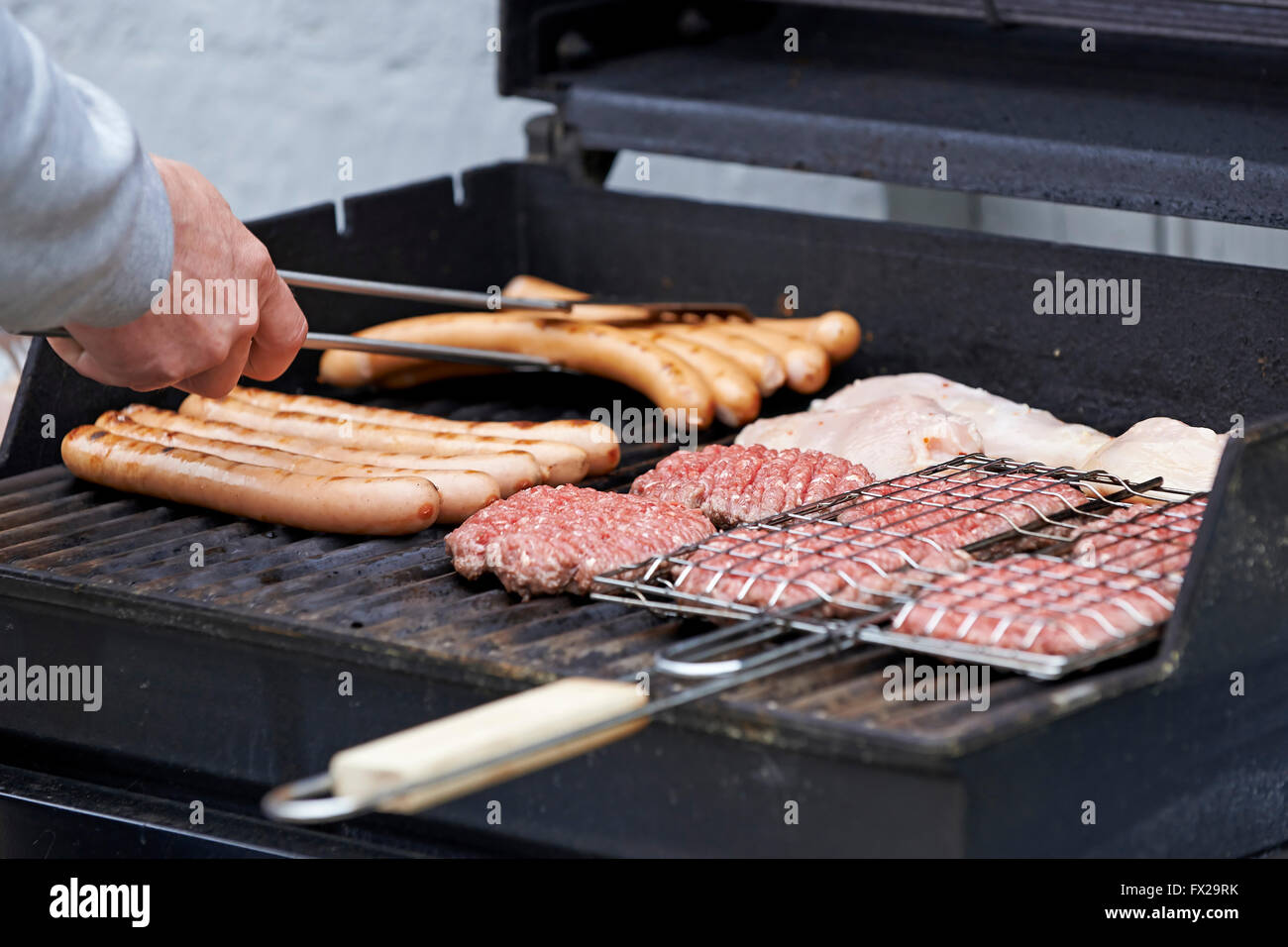 Meat Turning High Resolution Stock Photography and Images - Alamy