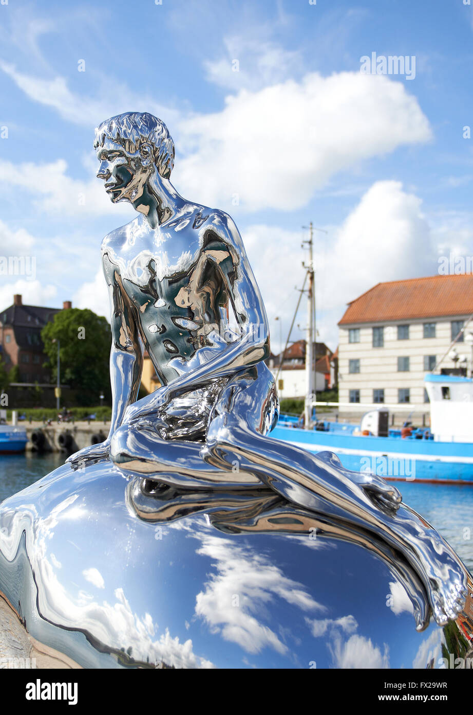 The statue HAN with blue skies in the background Stock Photo - Alamy