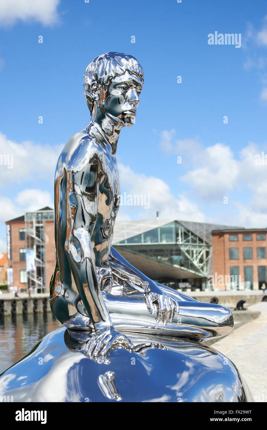 The statue HAN with blue skies in the background Stock Photo - Alamy