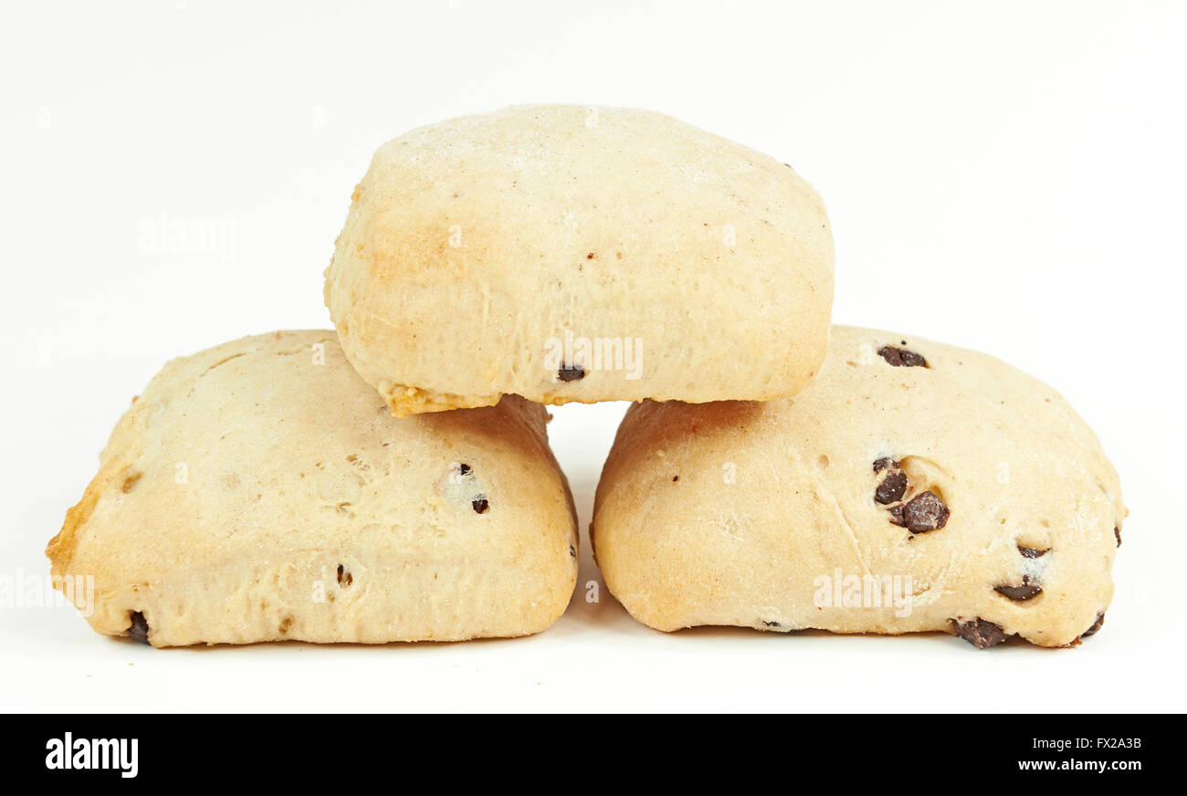 Scones isolated on a white background Stock Photo - Alamy