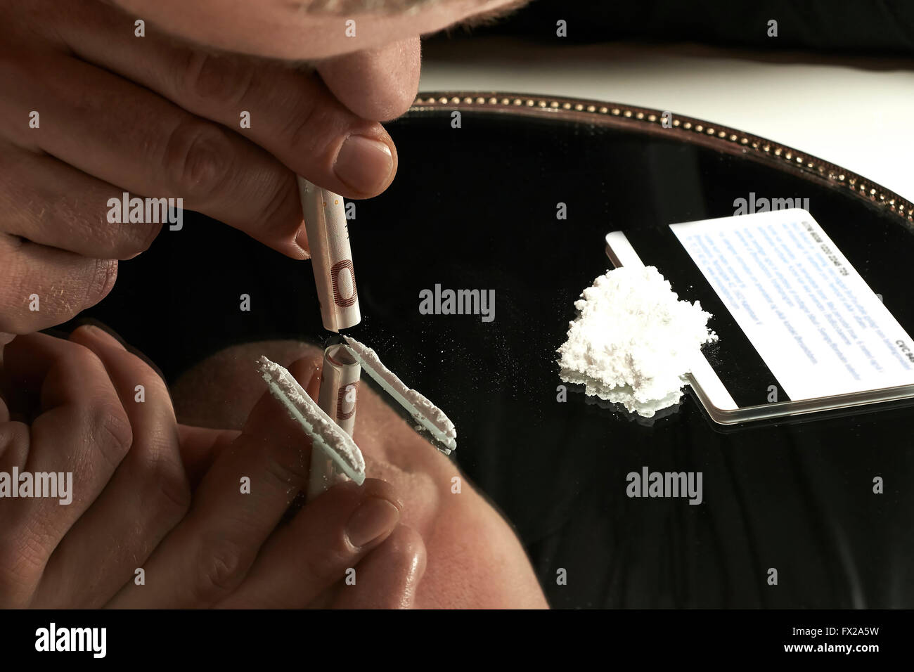 Person with Drug abuse and addiction problems Stock Photo - Alamy