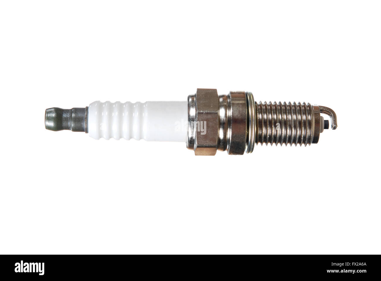 spark plug isolated on the white background Stock Photo - Alamy