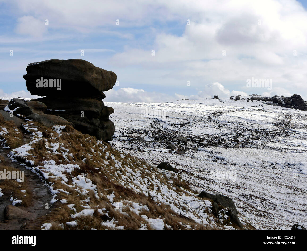 Kinder Scout, Peak District National Park, Derbyshire Stock Photo - Alamy