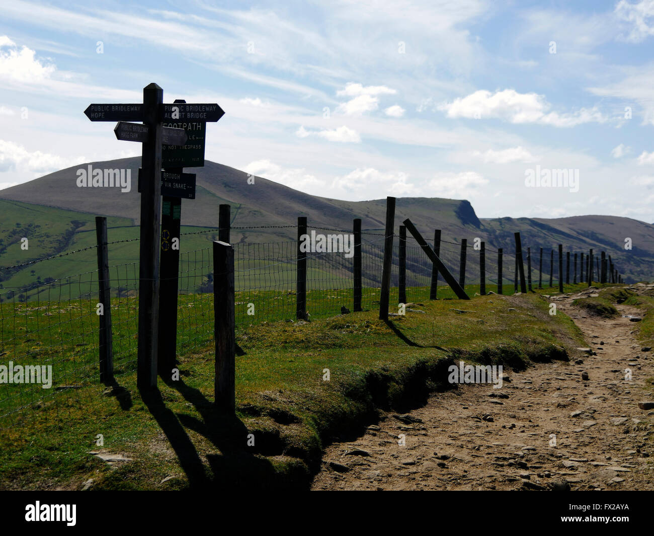 Kinder Scout, Peak District National Park, Derbyshire Stock Photo - Alamy