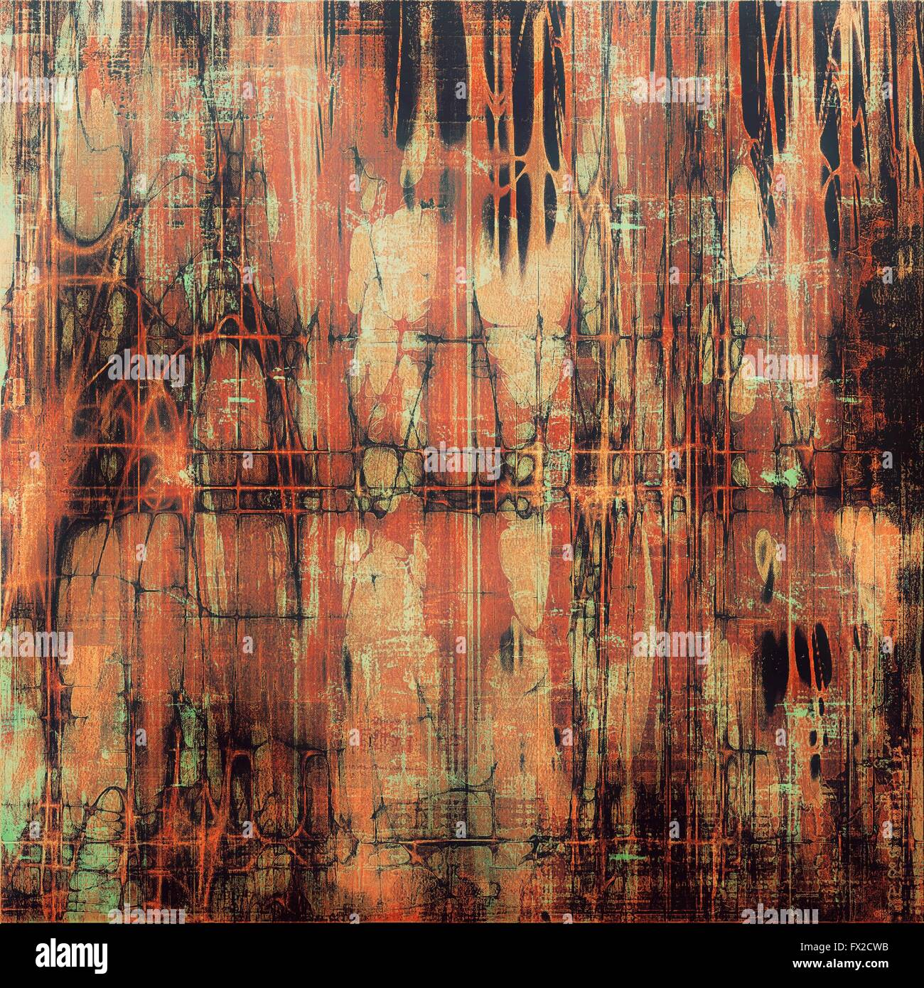 Old-style background, aging texture. With different color patterns ...