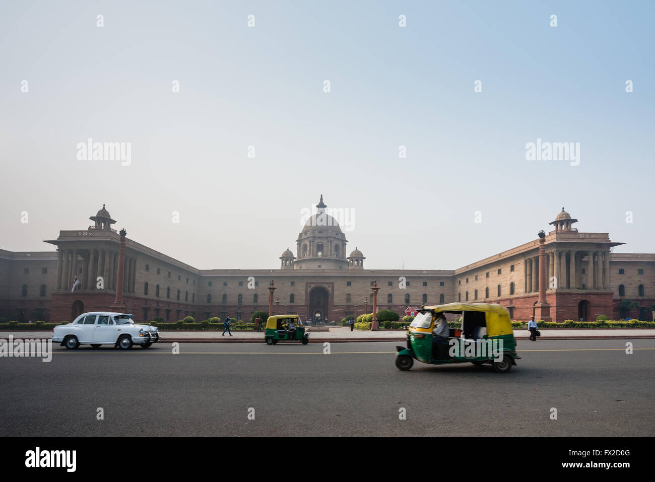 Secretariat Building, Rajpath, Delhi Stock Photo - Alamy