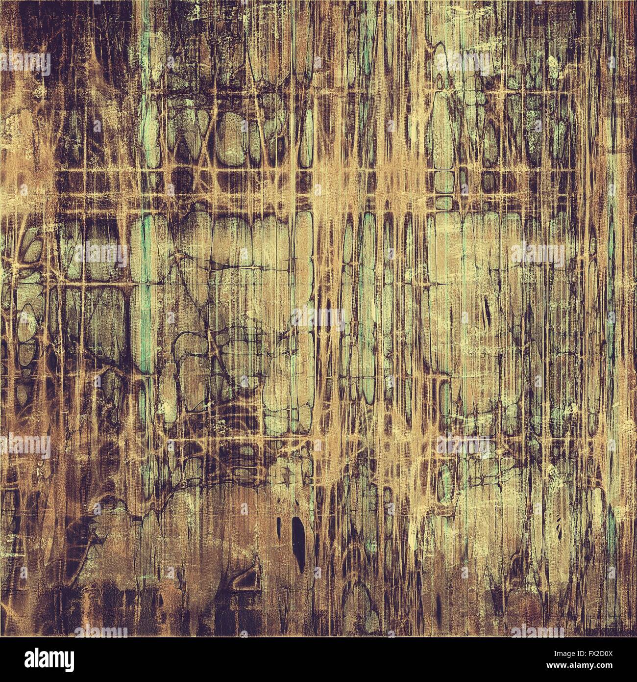 Grunge aging texture, art background. With different color patterns ...