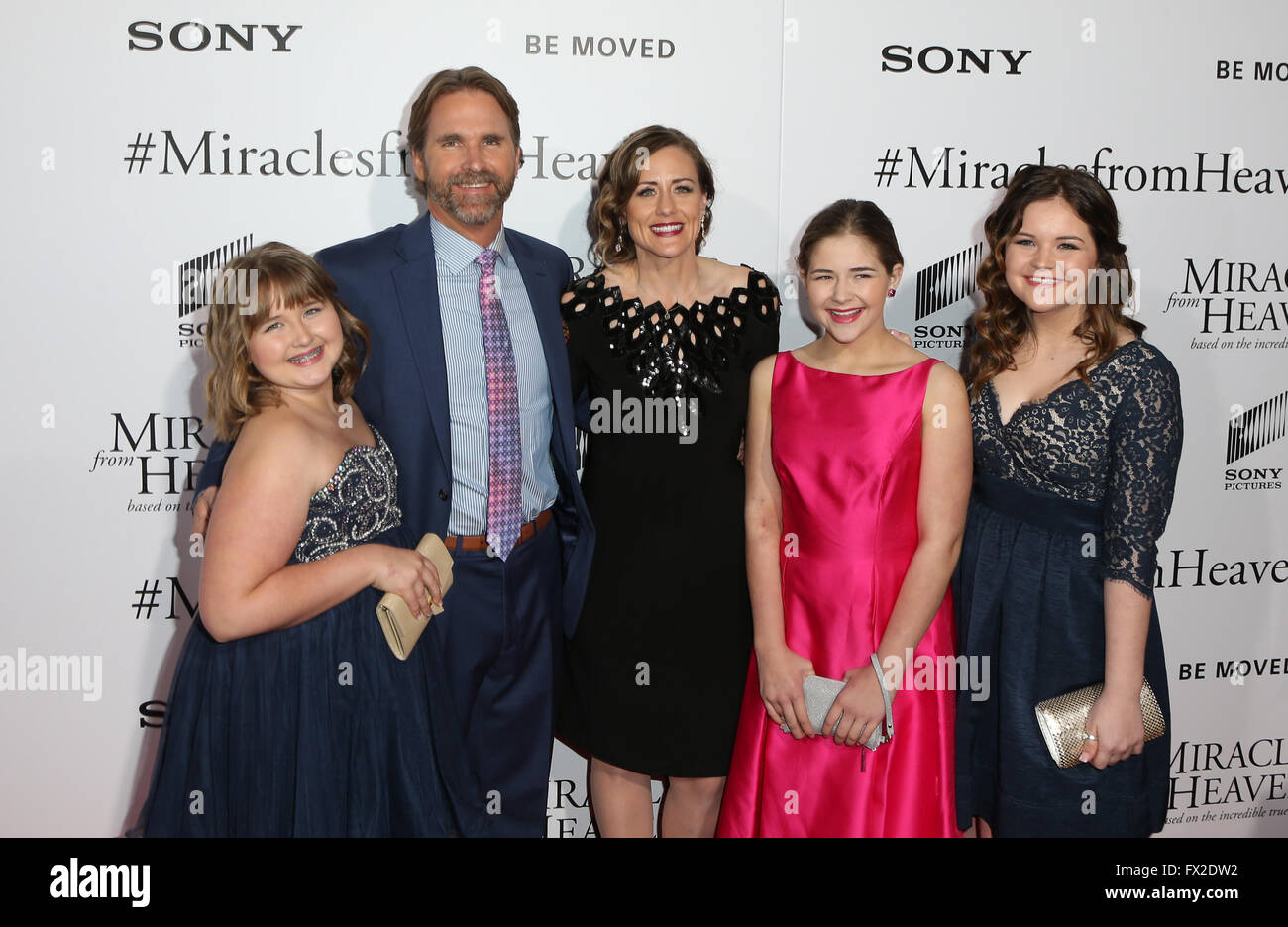 World premiere of Columbia Pictures' 'Miracles From Heaven' at ArcLight ...