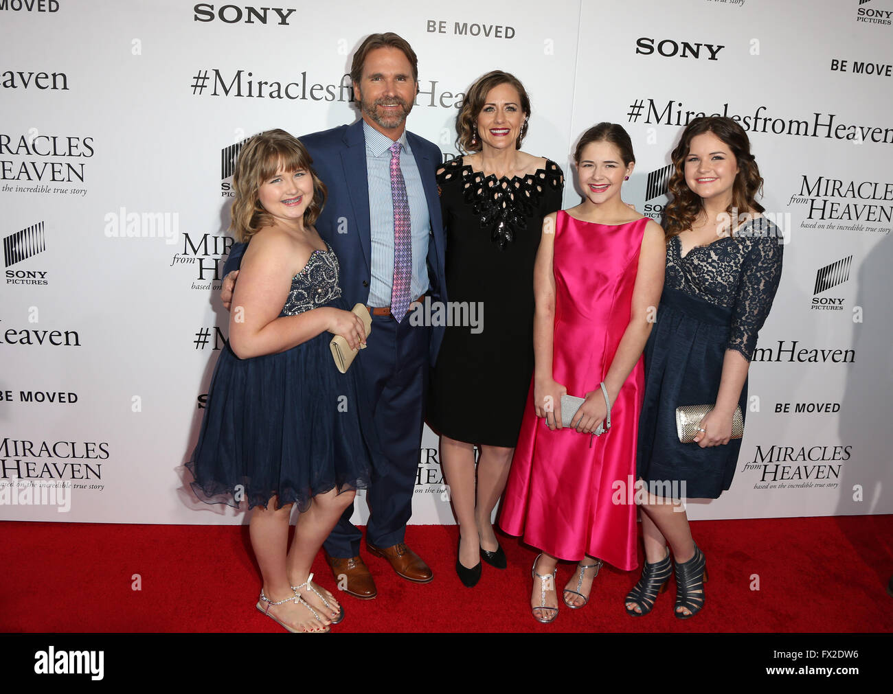 World premiere of Columbia Pictures' 'Miracles From Heaven' at ArcLight ...
