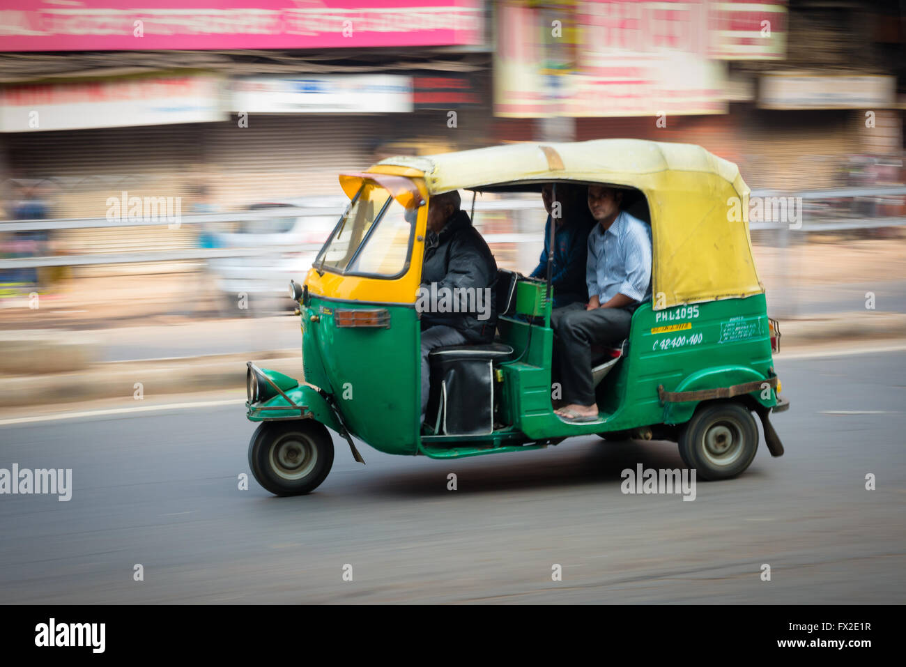 Auto rickshaw in Chandni Chowk, Old Delhi Stock Photo - Alamy