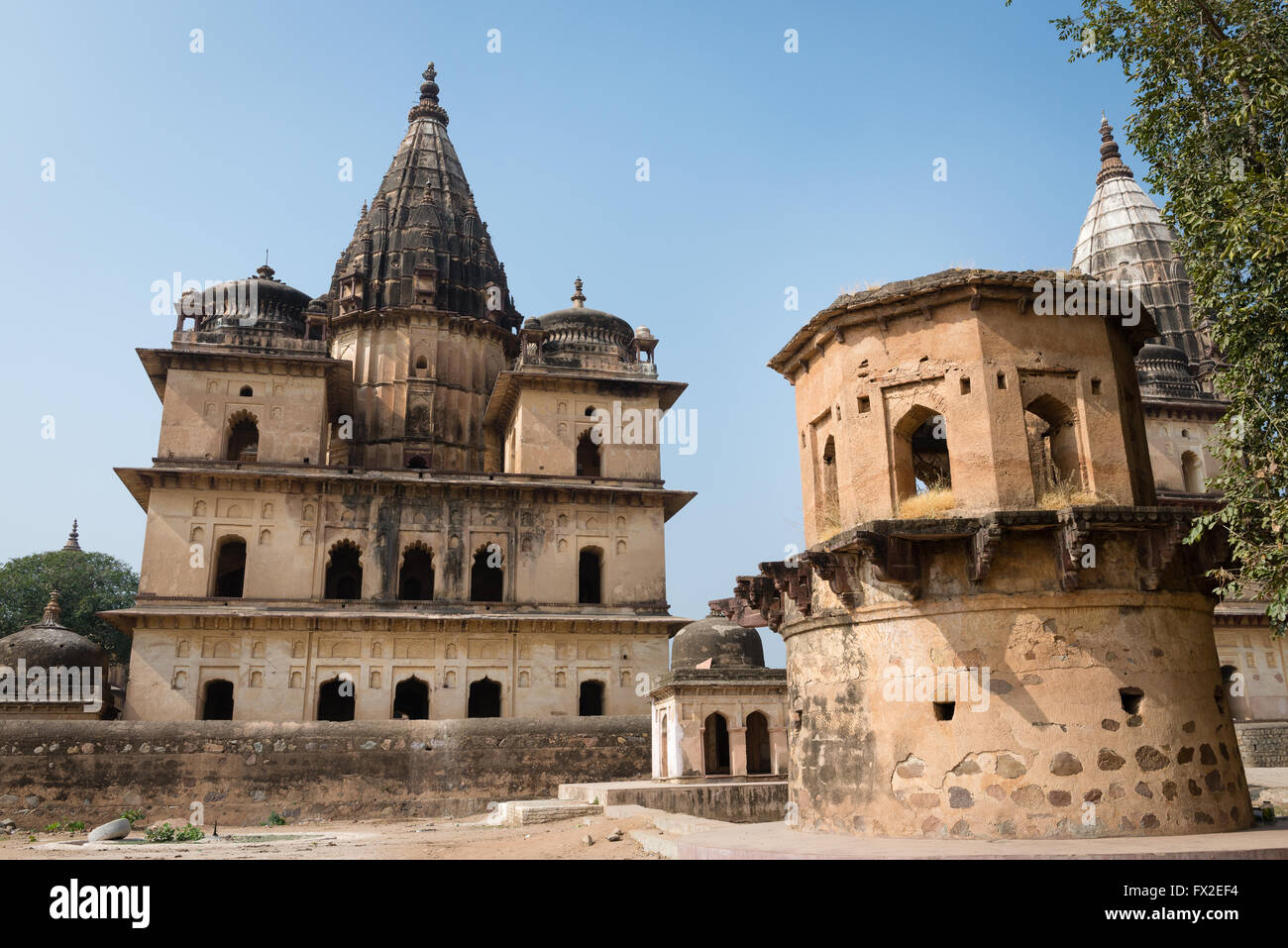 Chhatris at Orchha, India Stock Photo - Alamy