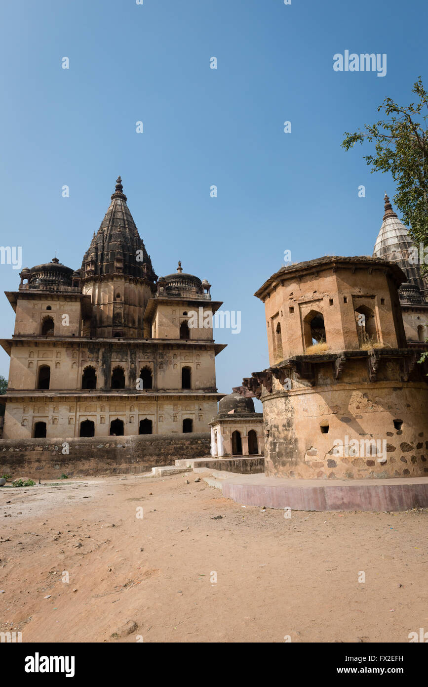Chhatris at Orchha, India Stock Photo - Alamy