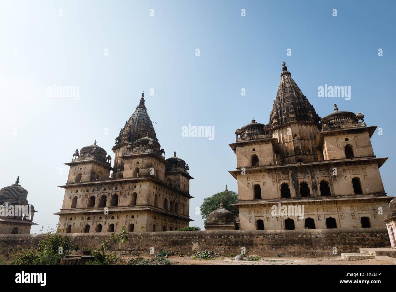 Chhatris at Orchha, India Stock Photo - Alamy