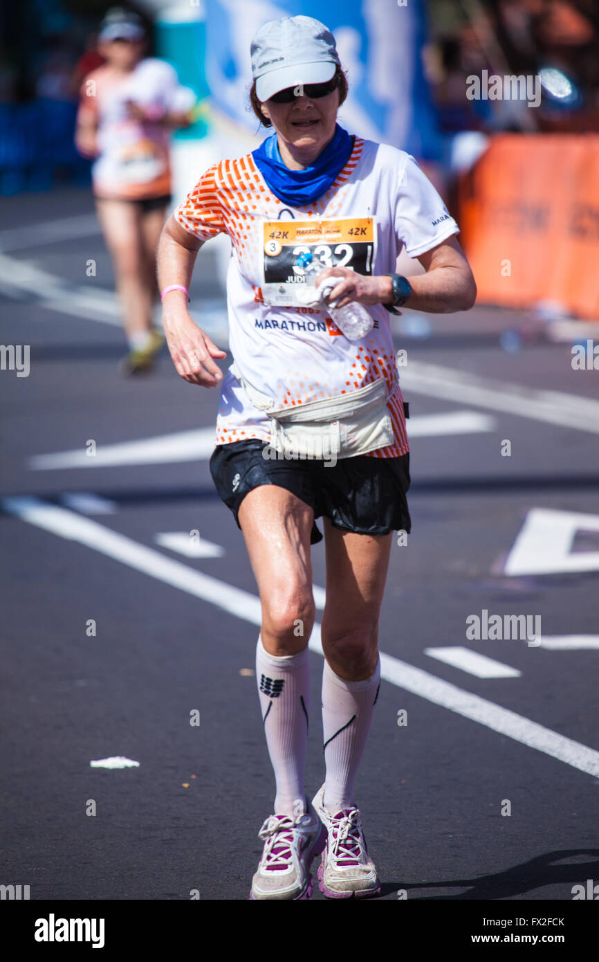 people running in a city marathon Stock Photo - Alamy