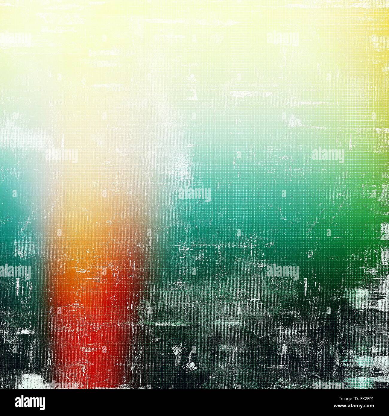 Grunge texture with retro design elements. With different color ...