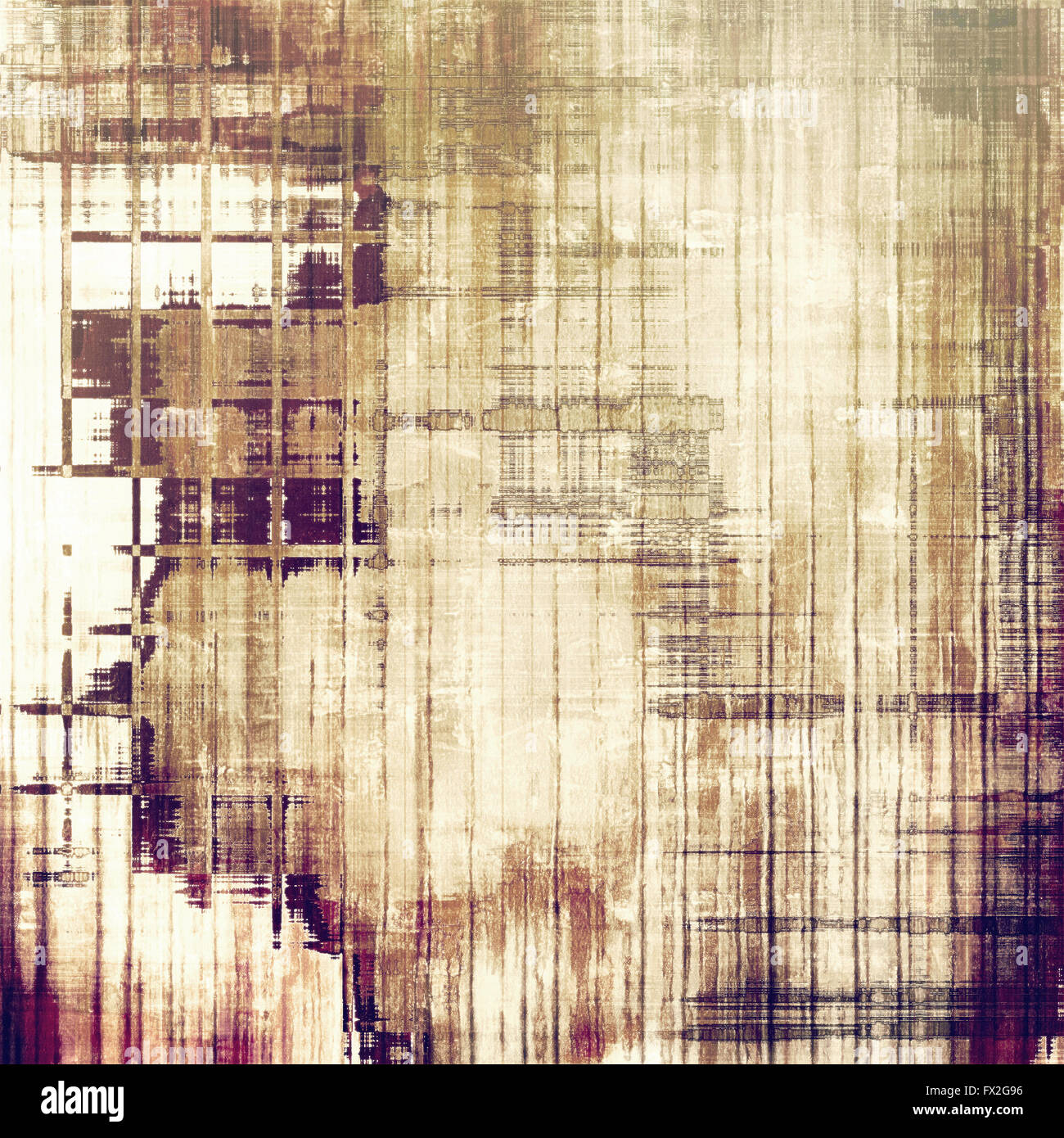 Grunge aging texture, art background. With different color patterns ...
