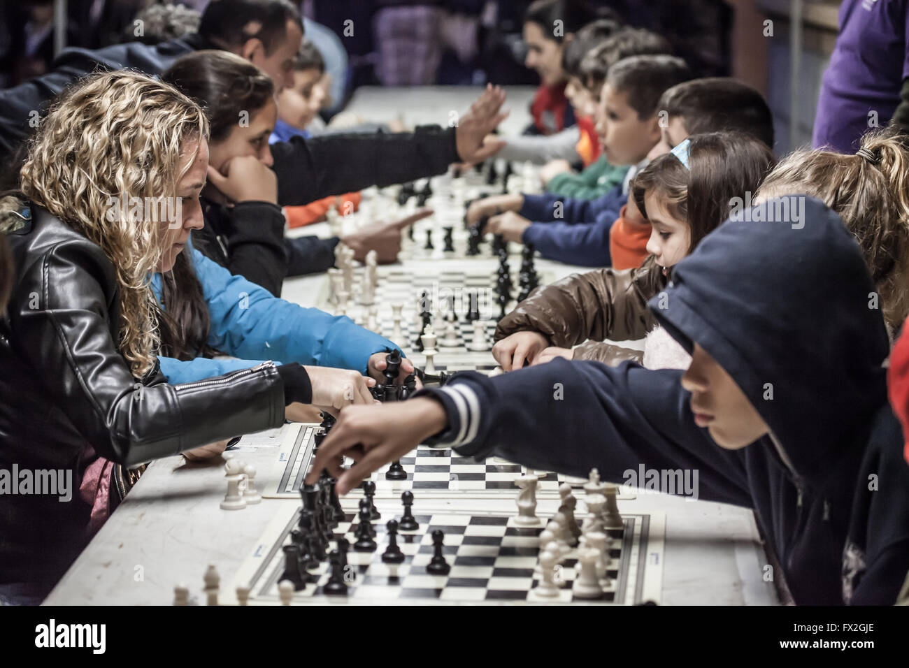 people playing chess Stock Photo - Alamy