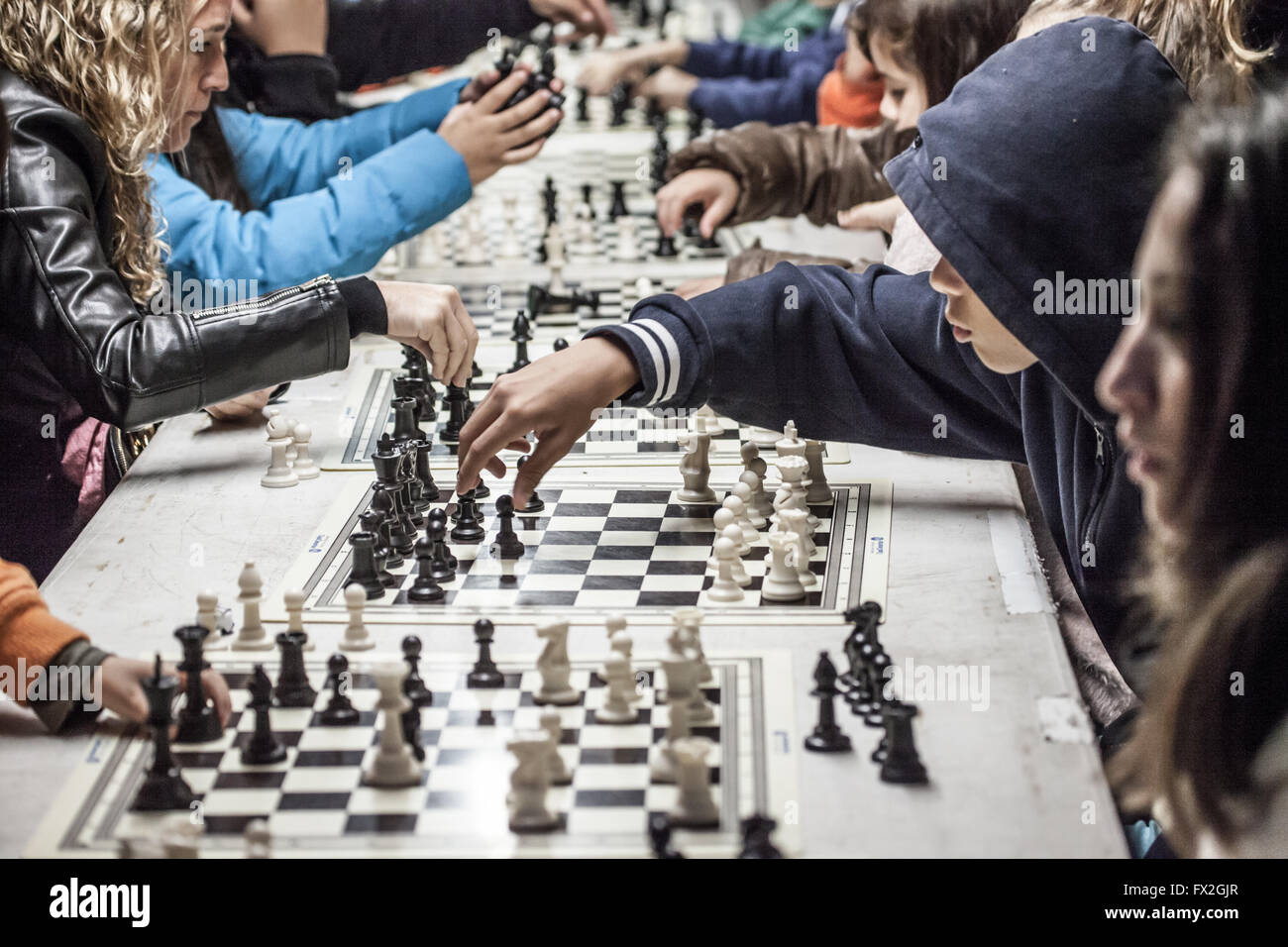 people playing chess Stock Photo - Alamy
