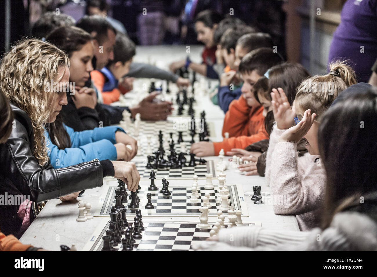 people playing chess Stock Photo - Alamy