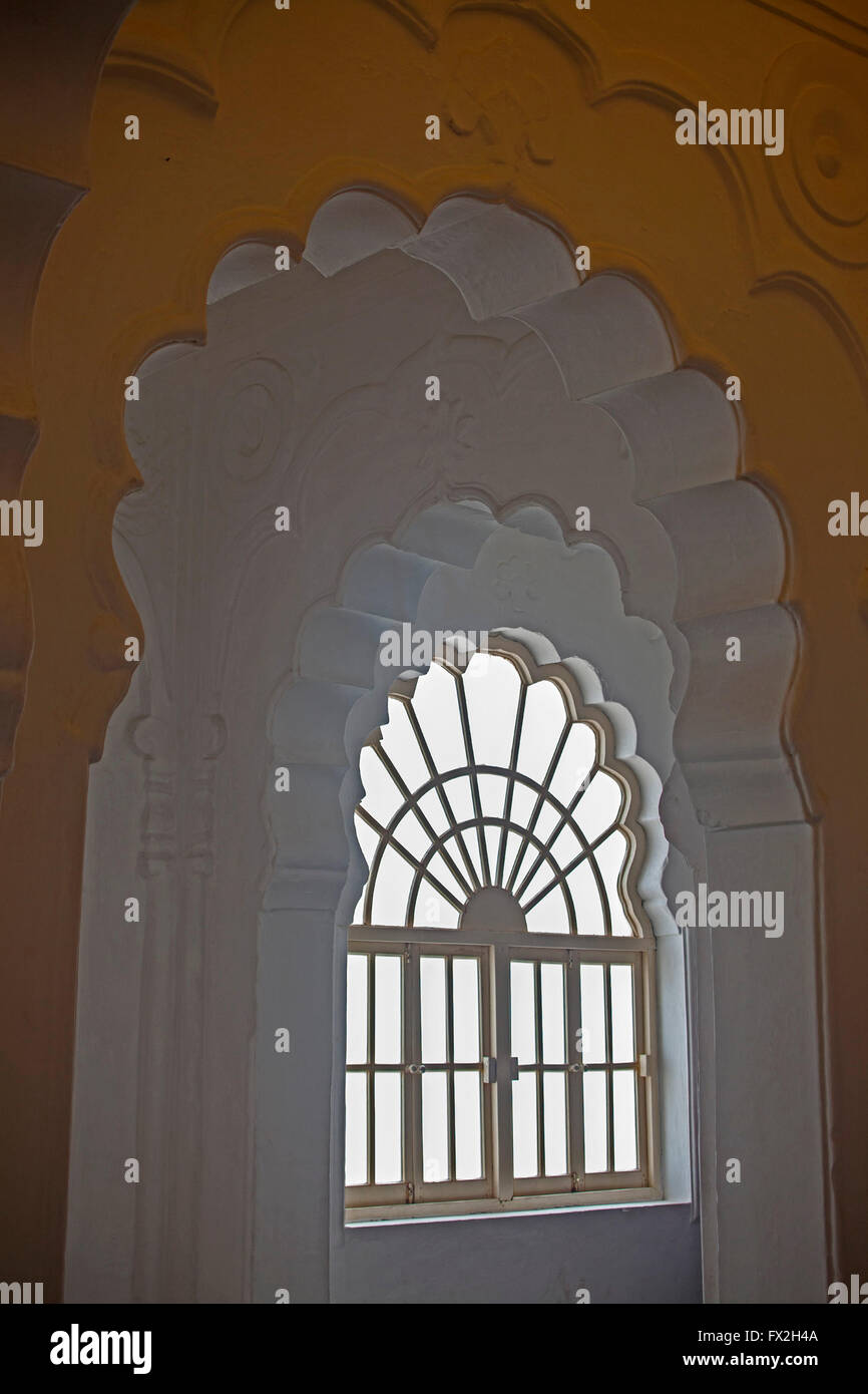 Mehrangarh Palace arched windows Stock Photo - Alamy