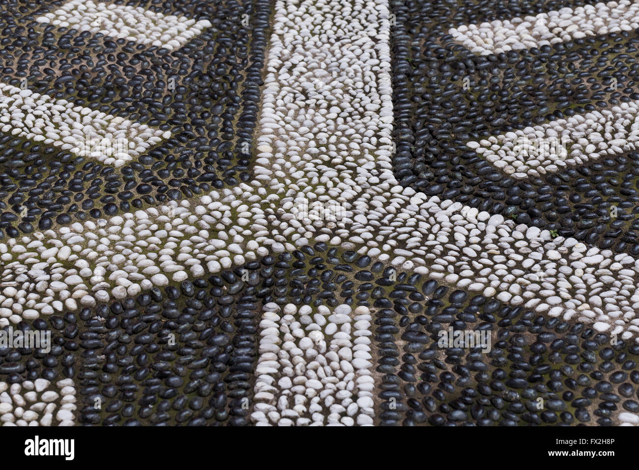 Cobblestone paving texture of an itallian square for background Stock ...