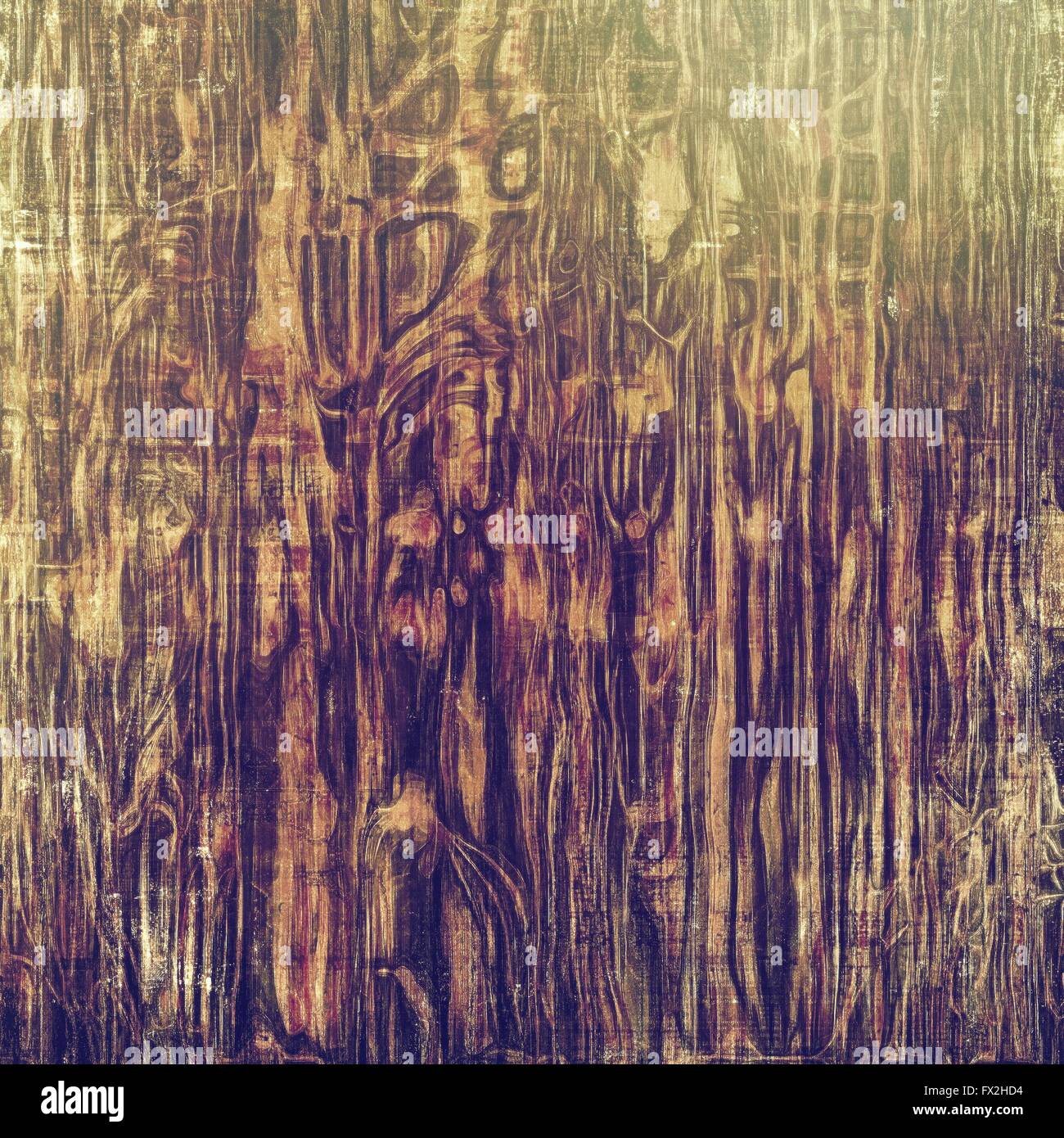 Old-style background, aging texture. With different color patterns ...