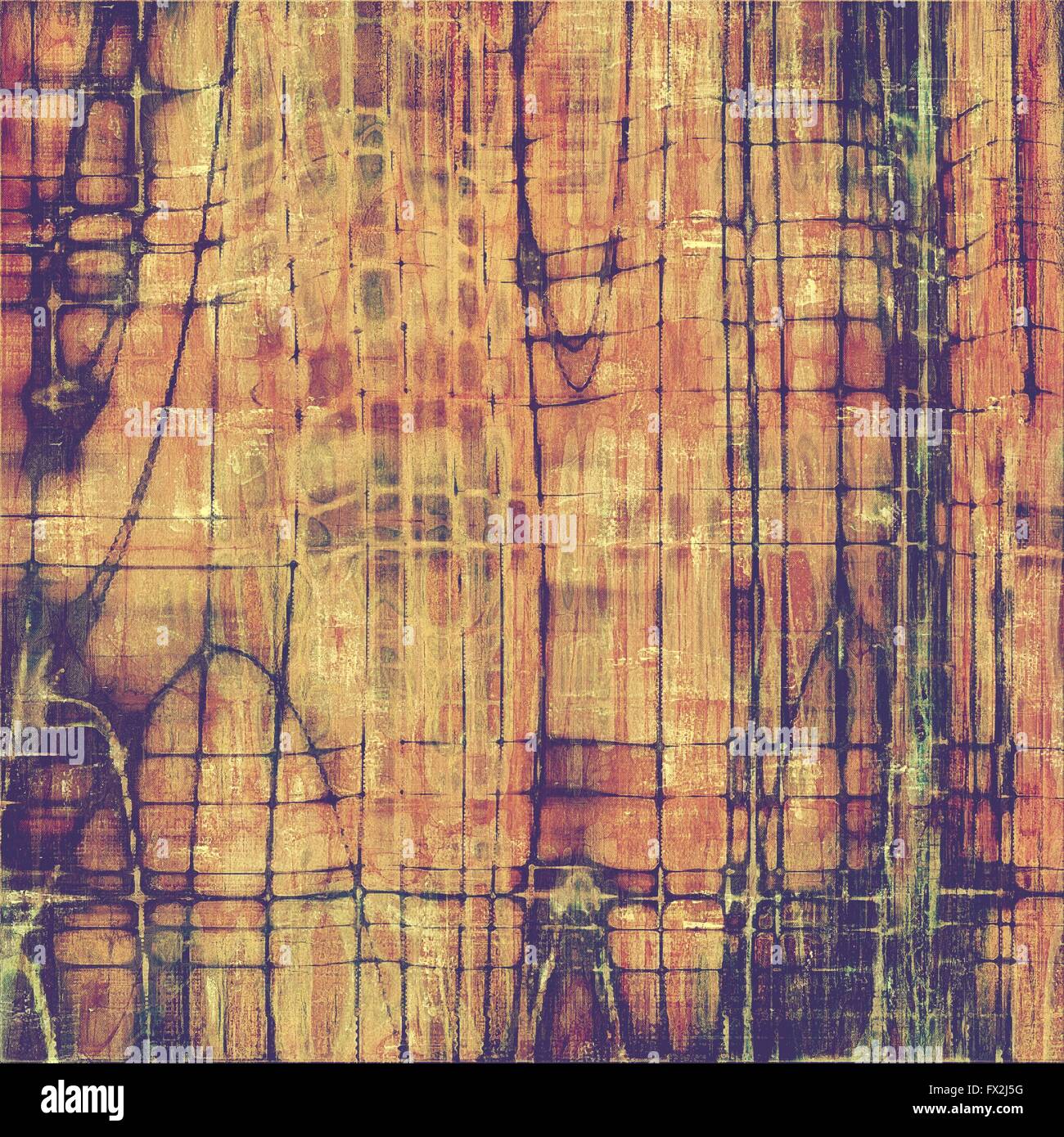 Old vintage background with retro-style elements and different color ...