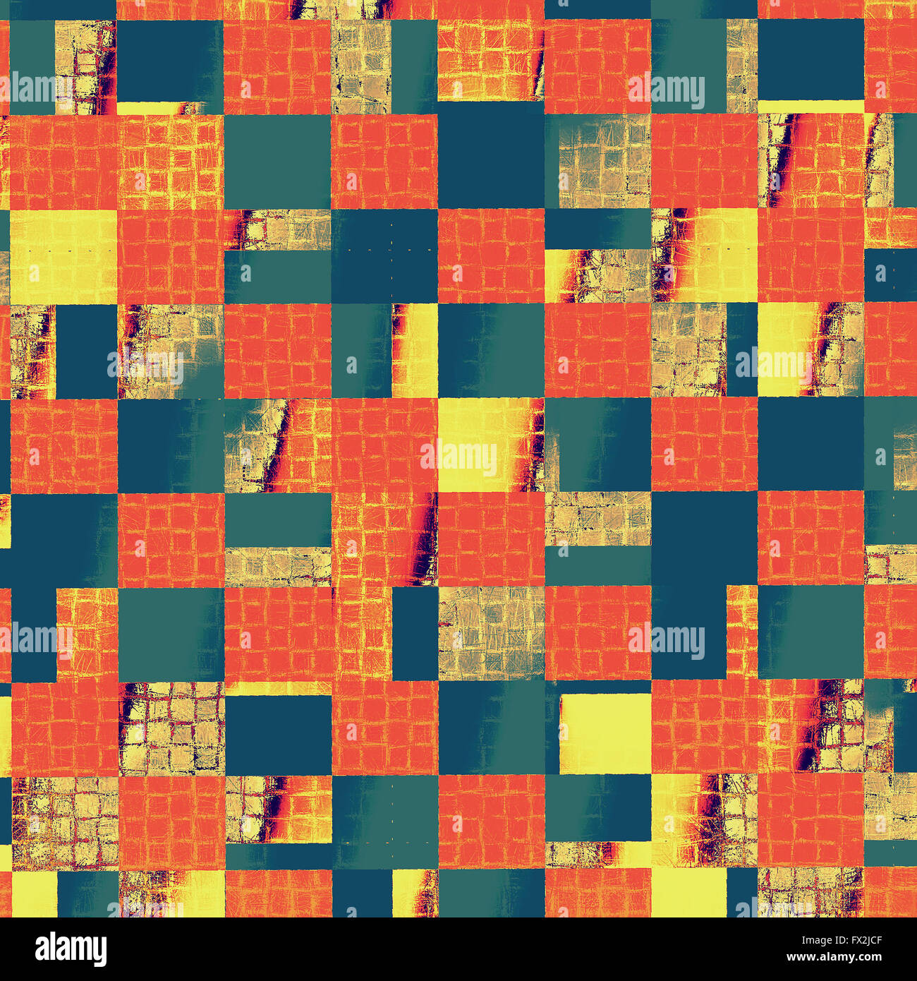 Abstract retro background or old-fashioned texture. With different ...