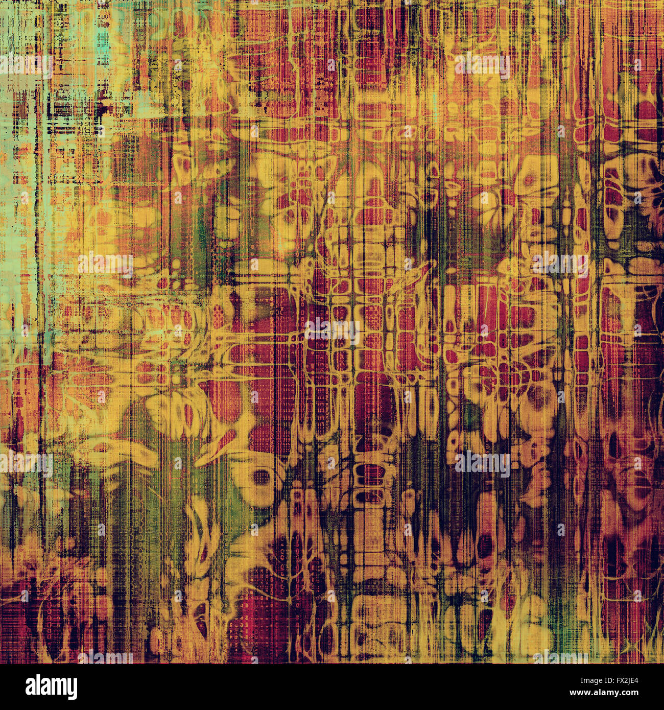 Grunge old-school texture, background for design. With different color ...