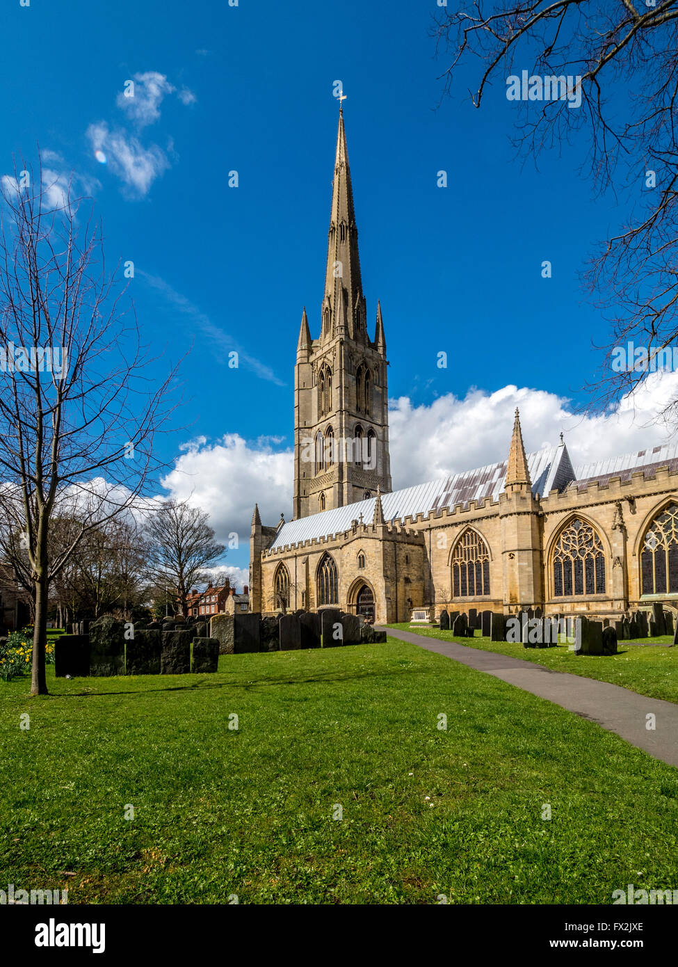 St wulfram's church, grantham, hi-res stock photography and images - Alamy