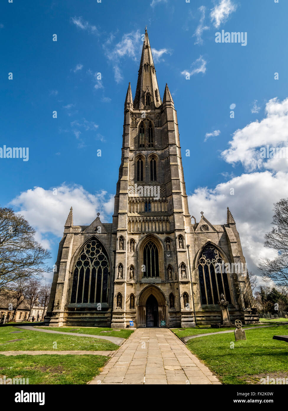 St wulfram's church, grantham, hi-res stock photography and images - Alamy