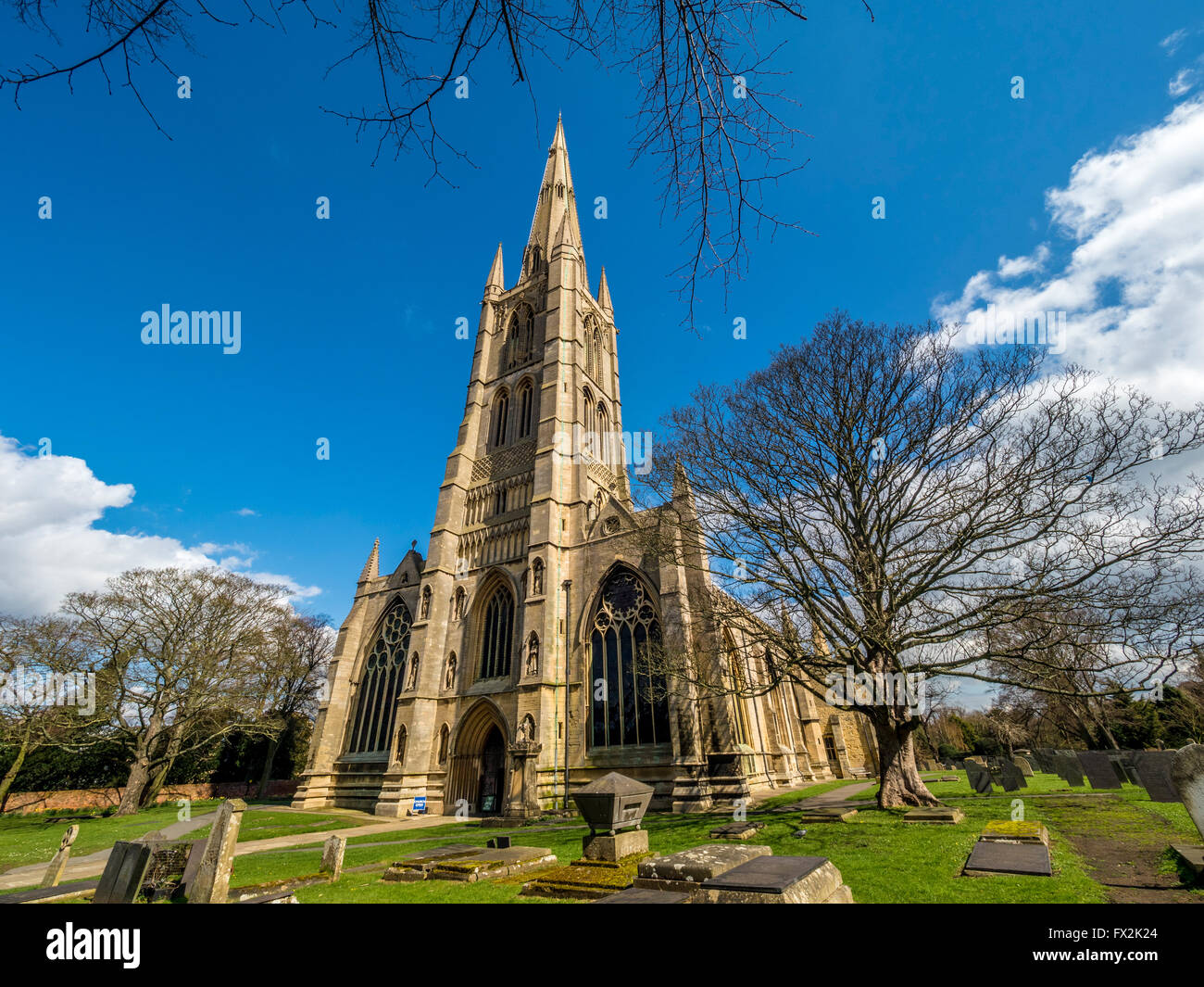 St wulframs church grantham lincolnshire hi-res stock photography and ...