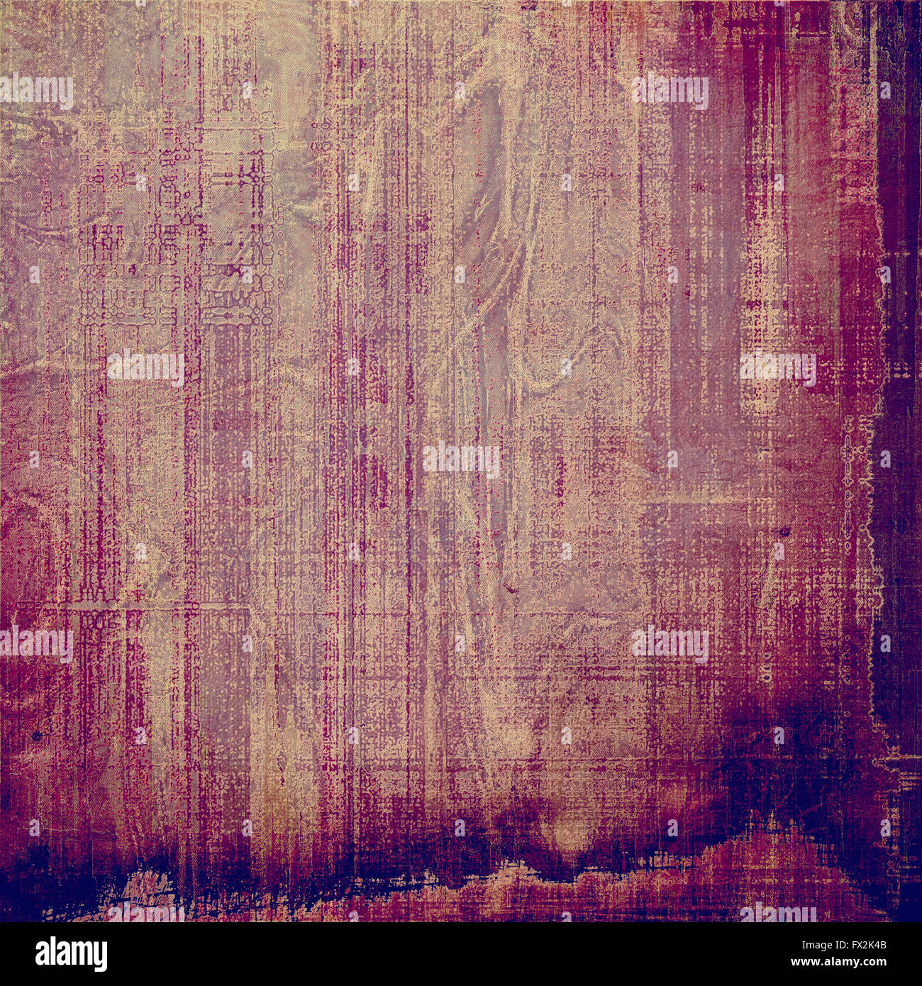 Grunge aging texture, art background. With different color patterns ...
