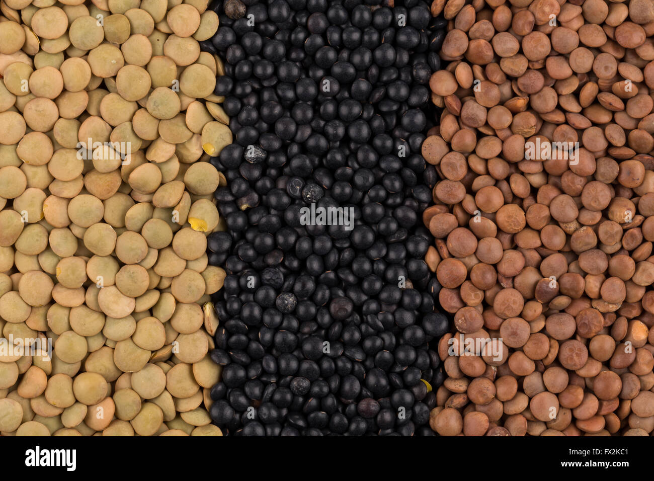Mix of various color legumes lentils for background Stock Photo - Alamy